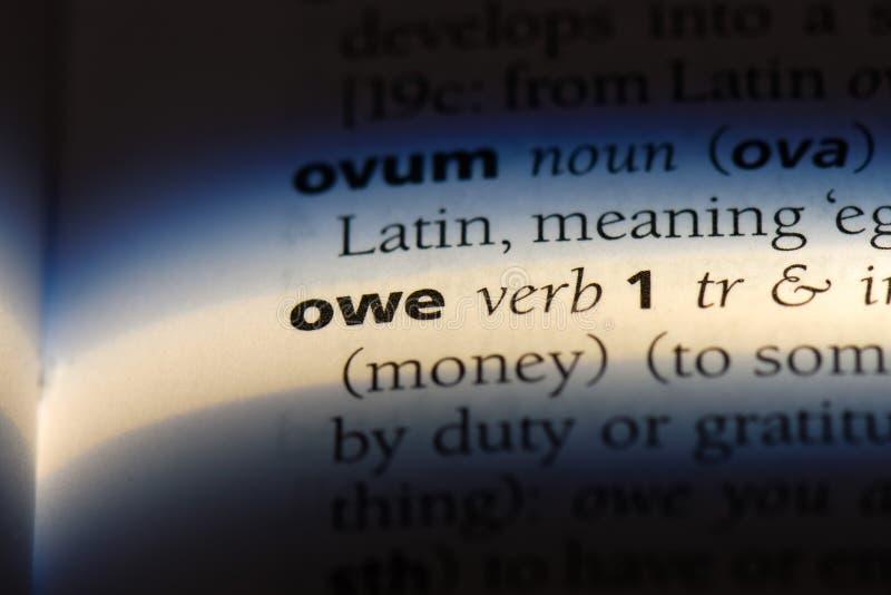 Owe stock photo. Image of paper, dictionary, idea, concept - 126548282