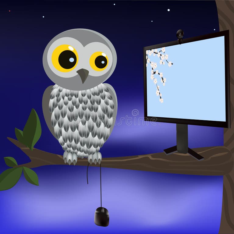 Computer Owl Stock Illustrations – 3,288 Computer Owl Stock ...