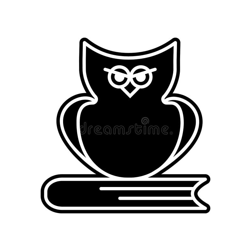 Owl on the Book Icon. Element of Education for Mobile Concept and Web ...