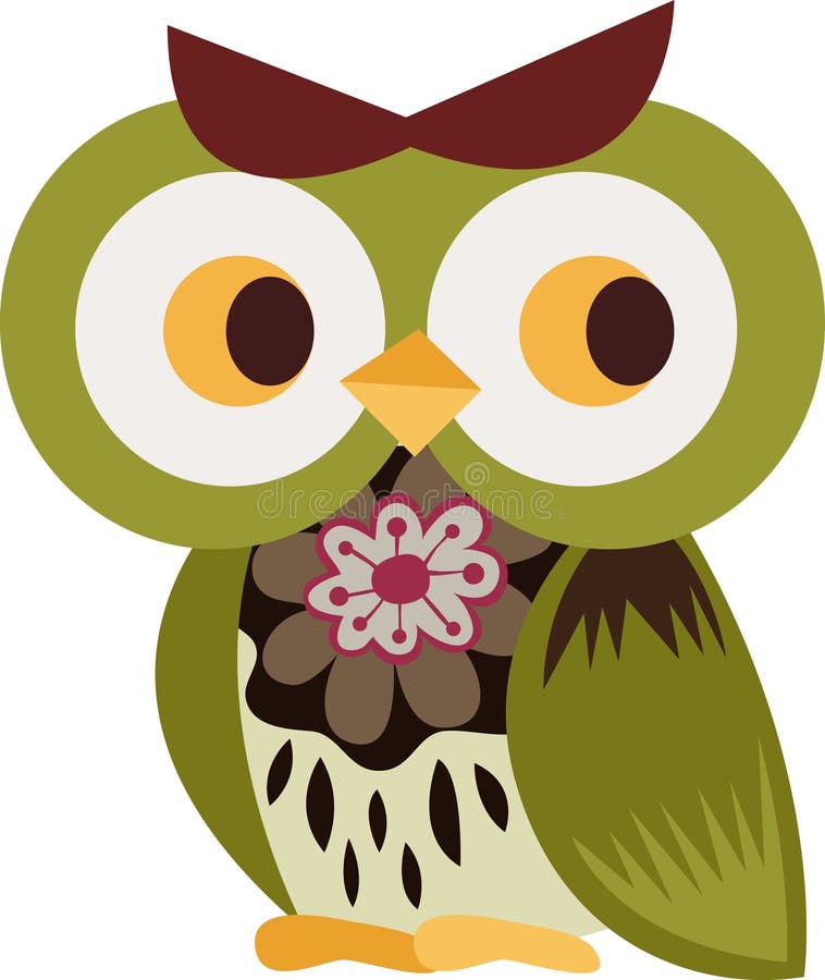 Owl character stock illustration. Illustration of kill - 9014058
