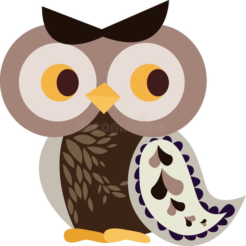 Owl character stock illustration. Illustration of kill - 9014058