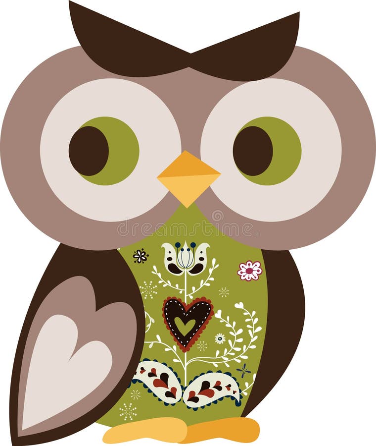 Owl character stock illustration. Illustration of kill - 9014058