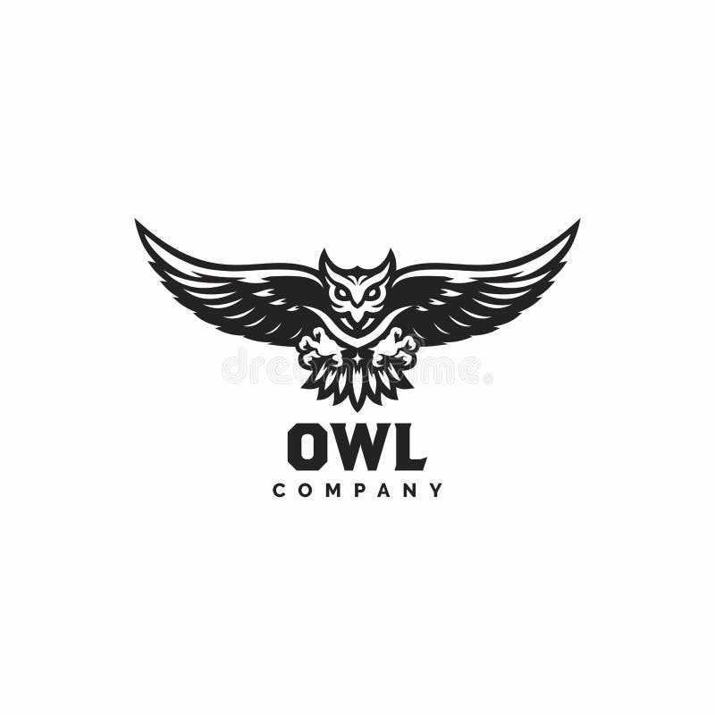 Owl Creative Design Vector Illustration for Team Logo Stock Vector ...