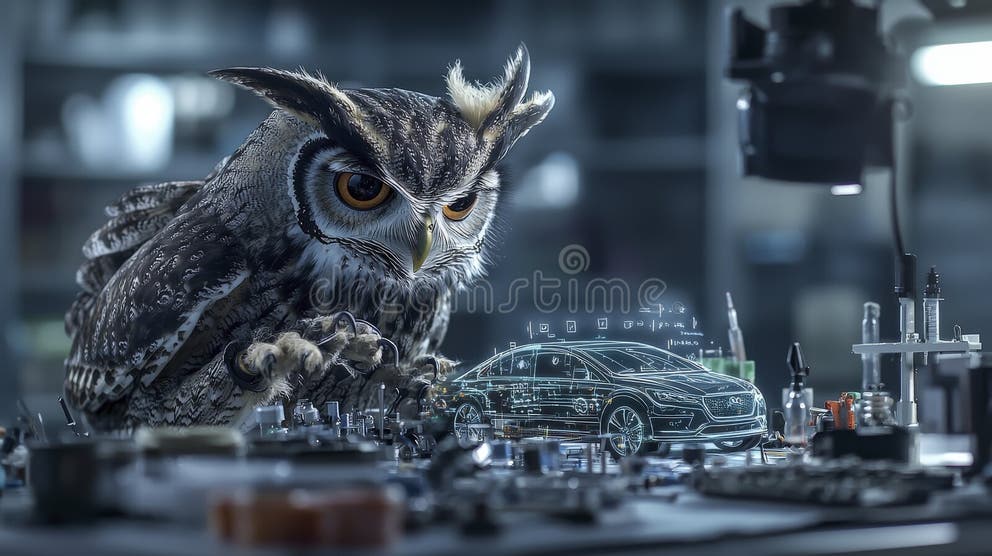 Owl Engineer Stock Illustrations – 58 Owl Engineer Stock Illustrations ...