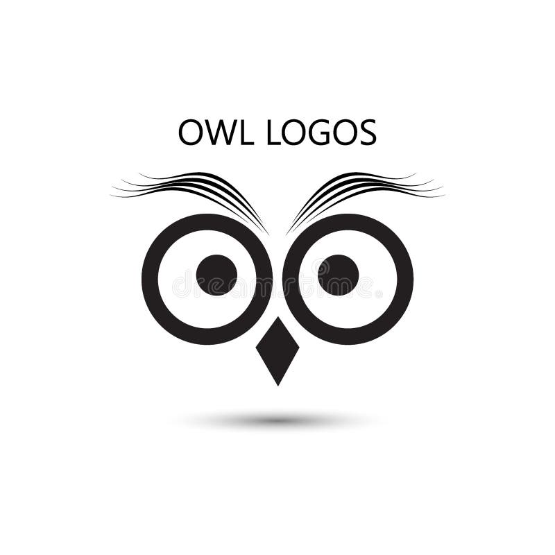 Owl Eyes Icon Symbol Vector Logo Design Illustration Eps10 Stock Vector ...