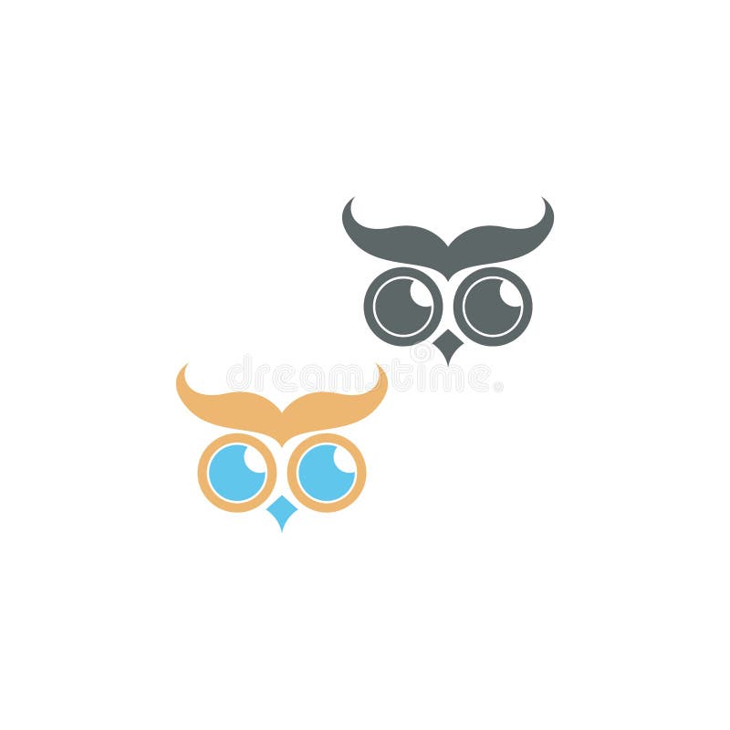 Owl Icon Logo Design Vector Template Stock Vector - Illustration of ...