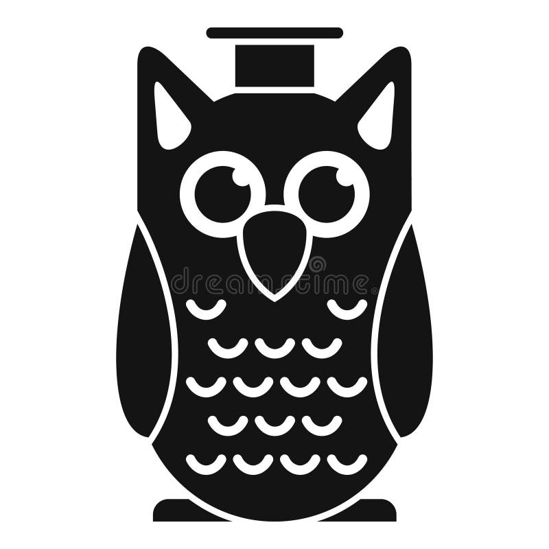 Owl Knowledge Icon Simple Vector. University College Stock Vector ...