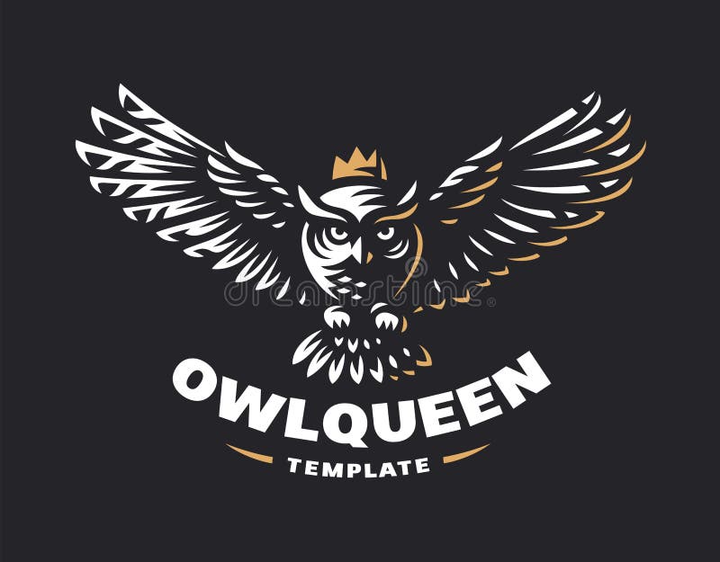 Owl Logo - Vector Illustration. Emblem Design Stock Vector ... Owl Logo - Vector Illustration. Emblem Design Stock Vector ...
