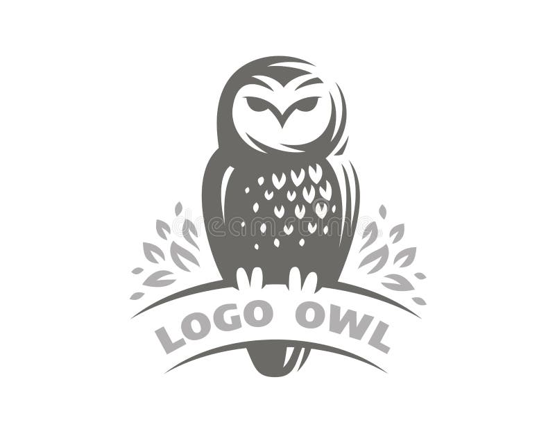 Owl Logo - Vector Illustration. Emblem Design Stock Vector ... Owl Logo - Vector Illustration. Emblem Design Stock Vector ...