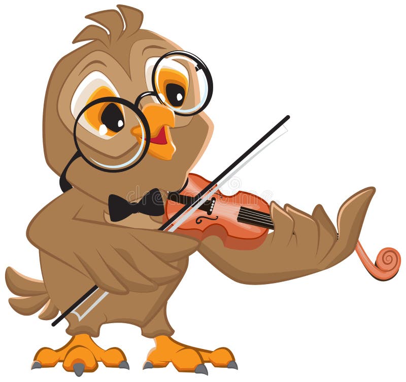 Owl Musical Instrument Stock Illustrations – 77 Owl Musical Instrument ...