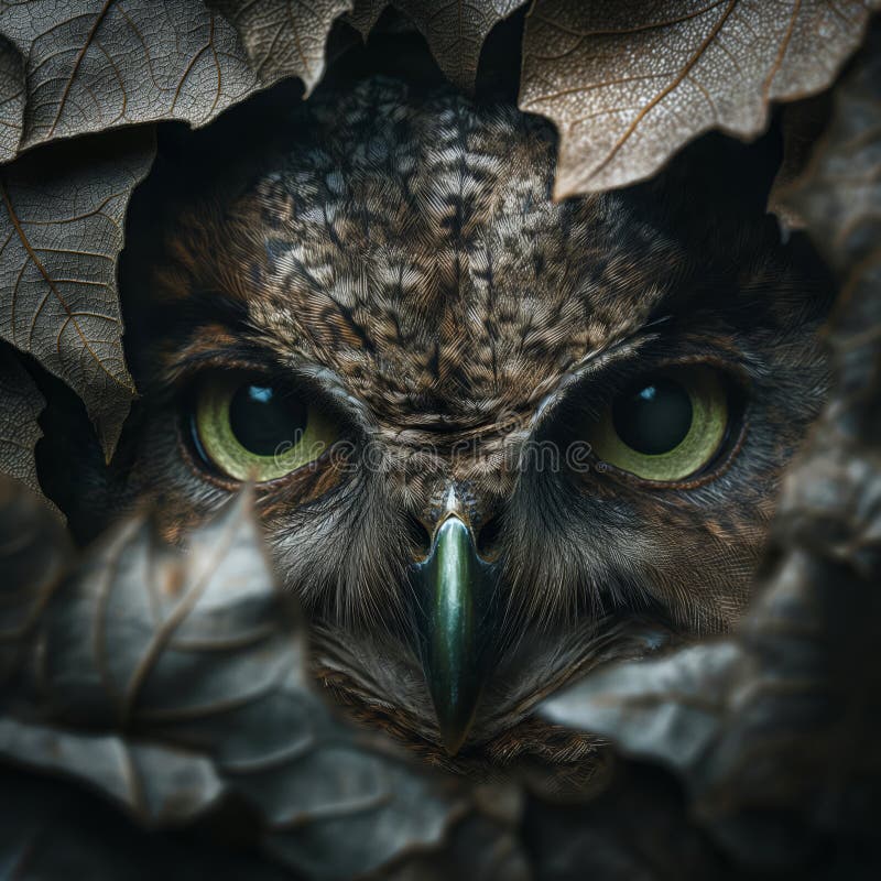 Owl wallpaper. Owl poster stock illustration. Illustration of poster ...