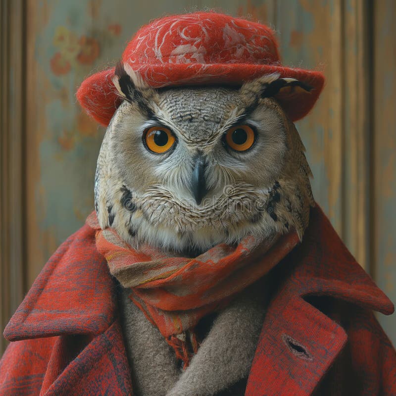 Owl wallpaper. Owl poster stock illustration. Illustration of artwork ...