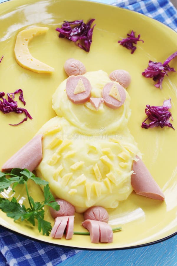 Owl of potatoes stock photo. Image of childhood, lifestyles - 51394070