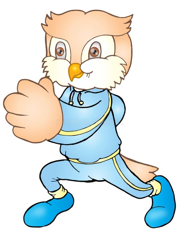 Owl run stock illustration. Illustration of waving, bird - 12797301