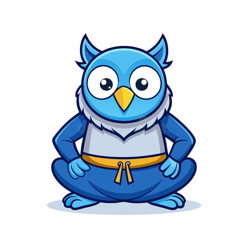 Owl S Sleepy Shopping Experience Stock Vector - Illustration of style ...