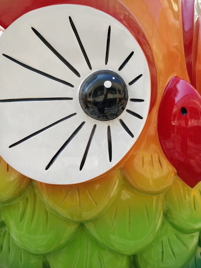 Owl stock photo. Image of sculpture, fiber, playground - 136588700