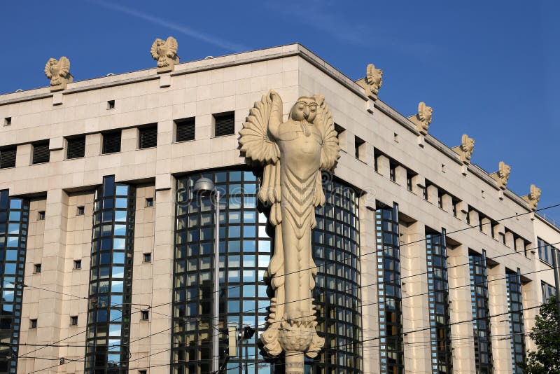 Owl Sculptures Main Library Building of Vienna University of Technology ...