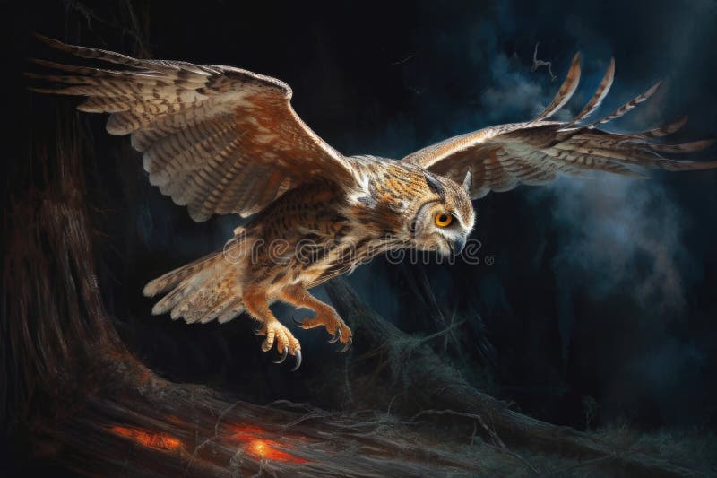 Owl Swooping Stock Illustrations – 426 Owl Swooping Stock Illustrations ...