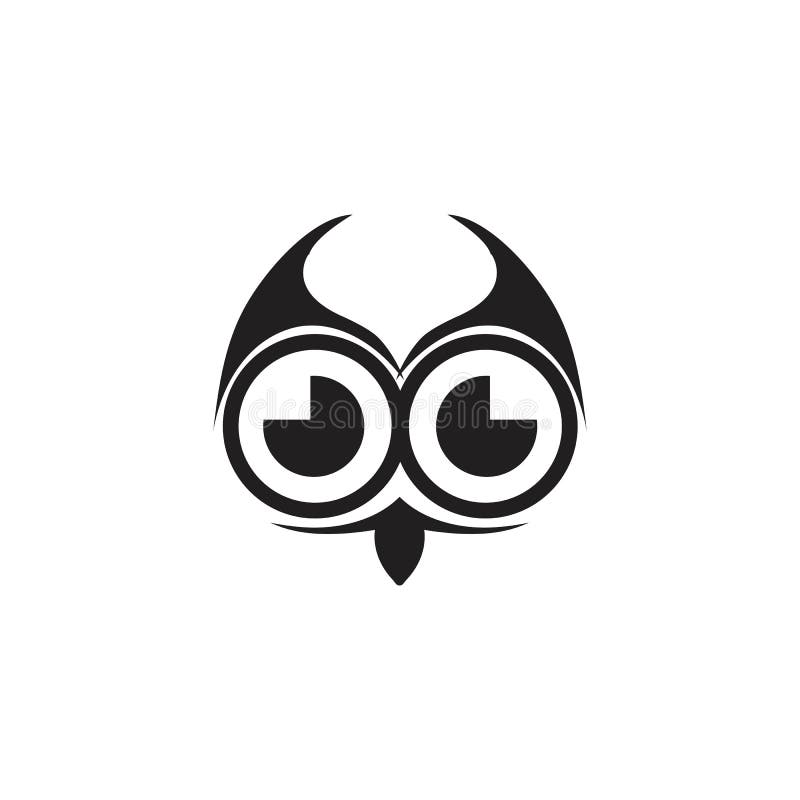 Owl Simple Logo Vector Illustration Template Design Stock Vector ...