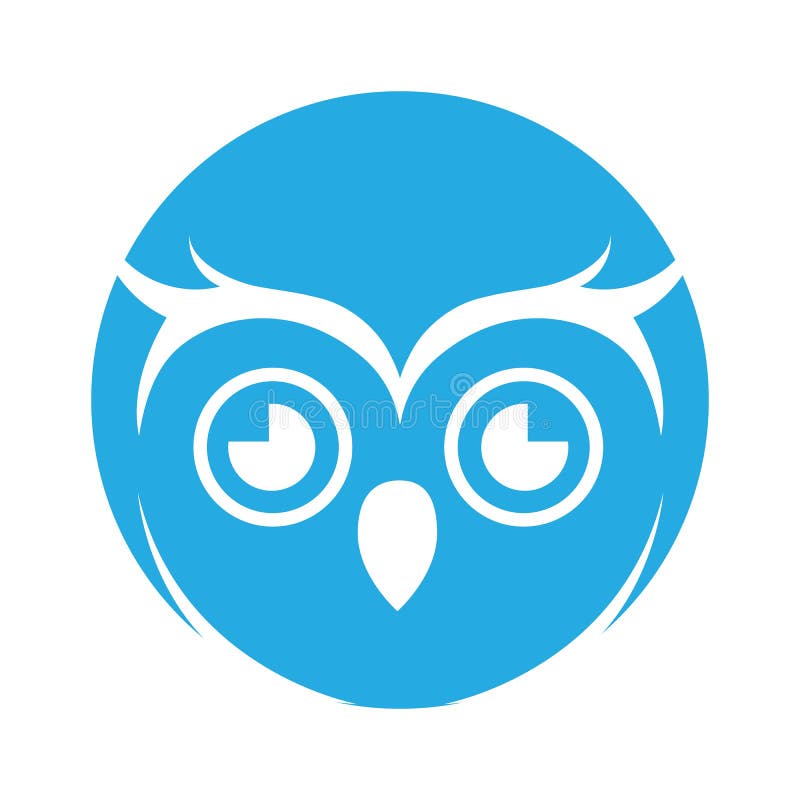 Owl Simple Logo Vector Illustration Template Design Stock Illustration ...