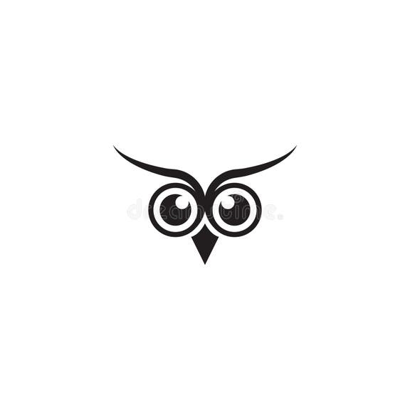 Owl Simple Logo Vector Illustration Template Design Stock Vector ...