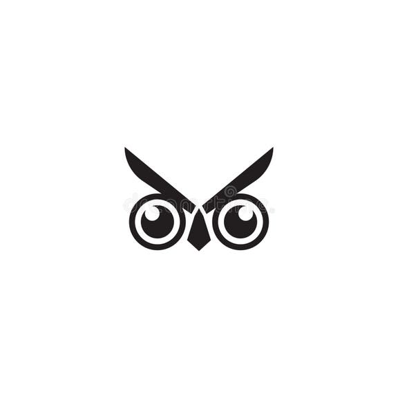 Owl Simple Logo Vector Illustration Template Design Stock Vector ...