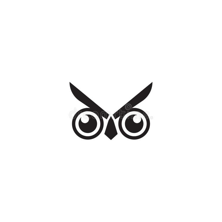 Owl Simple Logo Vector Illustration Template Design Stock Vector ...