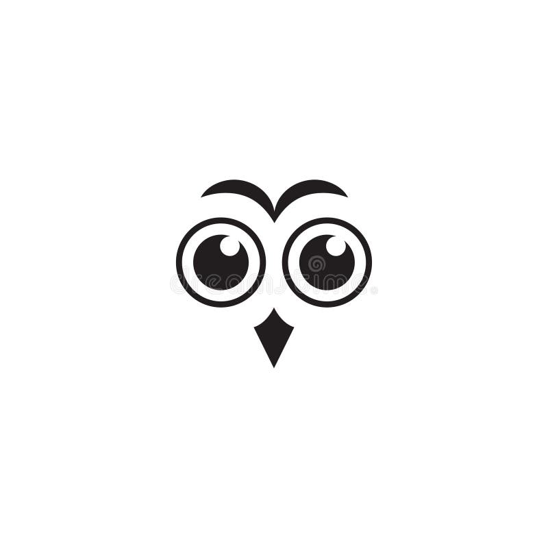 Owl Simple Logo Vector Illustration Template Design Stock Vector ...