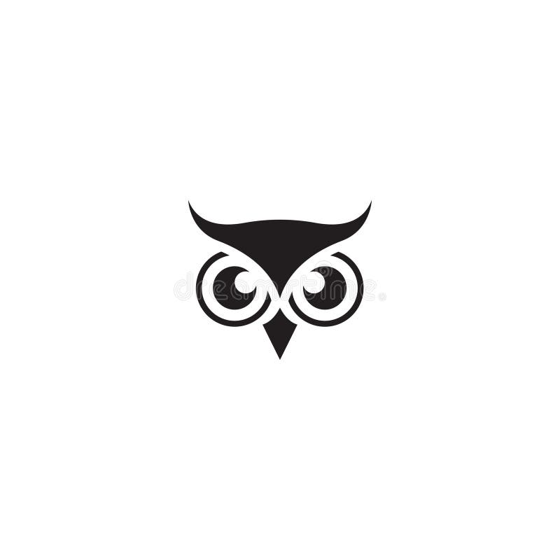 Owl Simple Logo Vector Illustration Template Design Stock Vector ...