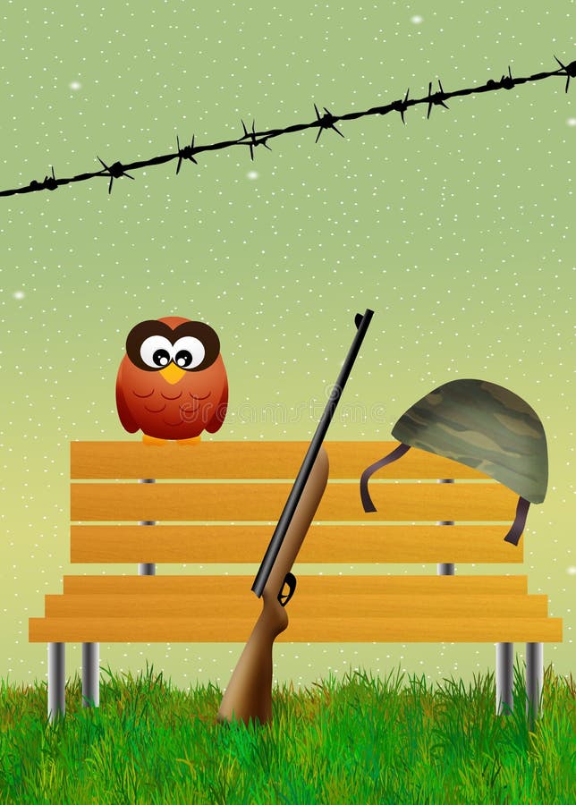 Owl soldier stock illustration. Illustration of combat - 38914911