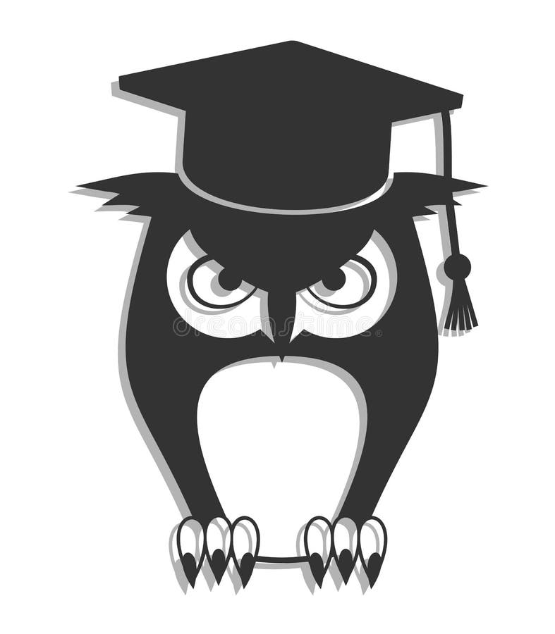 Owl student icon stock vector. Illustration of eyes - 113961126