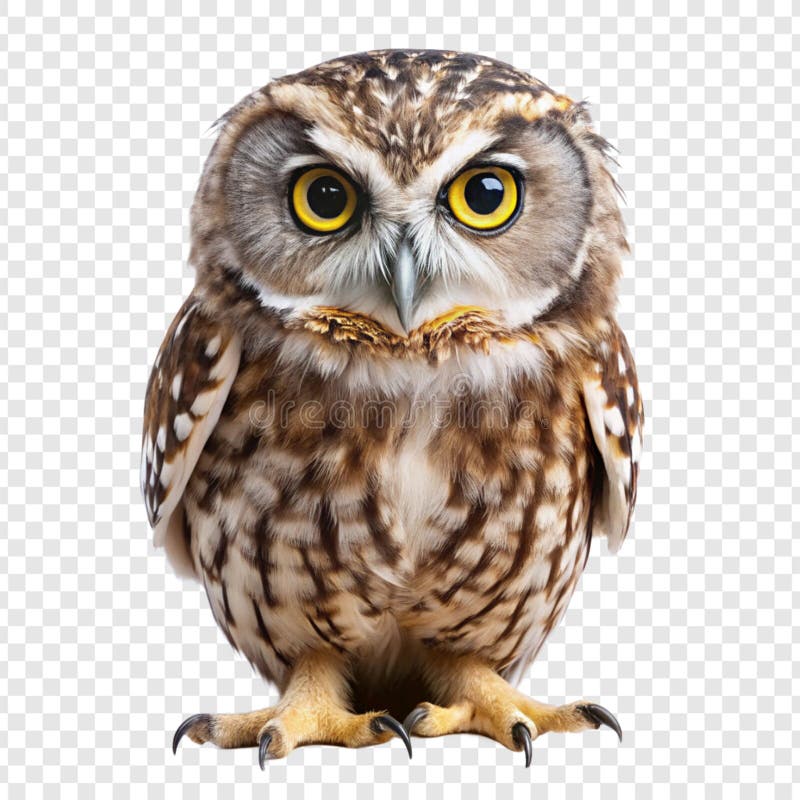 Owl transparent background stock illustration. Illustration of large ...