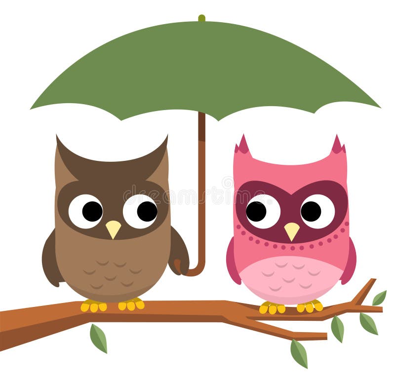 Striped Owl Clipart