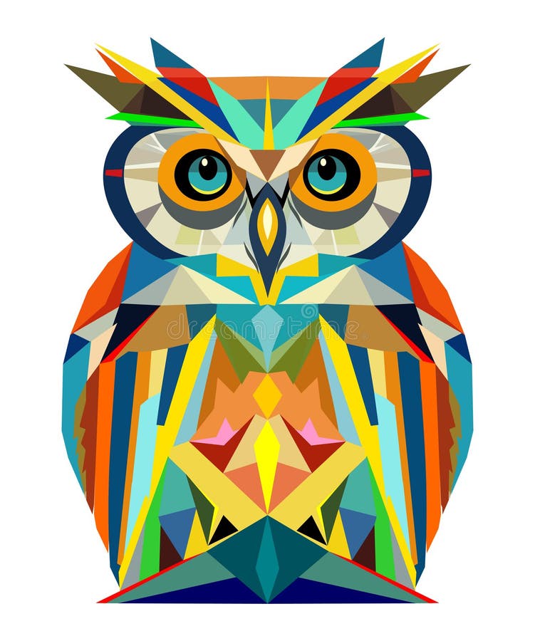 Owl Vector for Logo or Icon,clip Art, Drawing Stock Vector ...