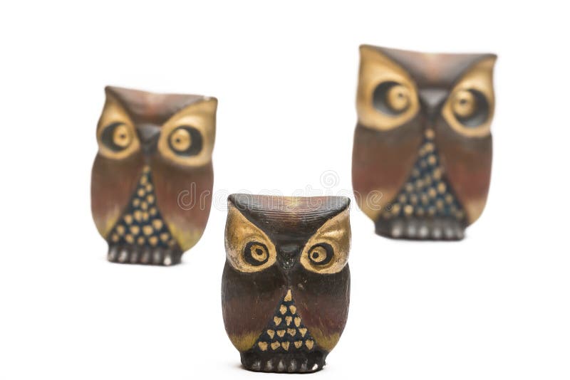 Owls collection stock photo. Image of decoration, craft - 68347704