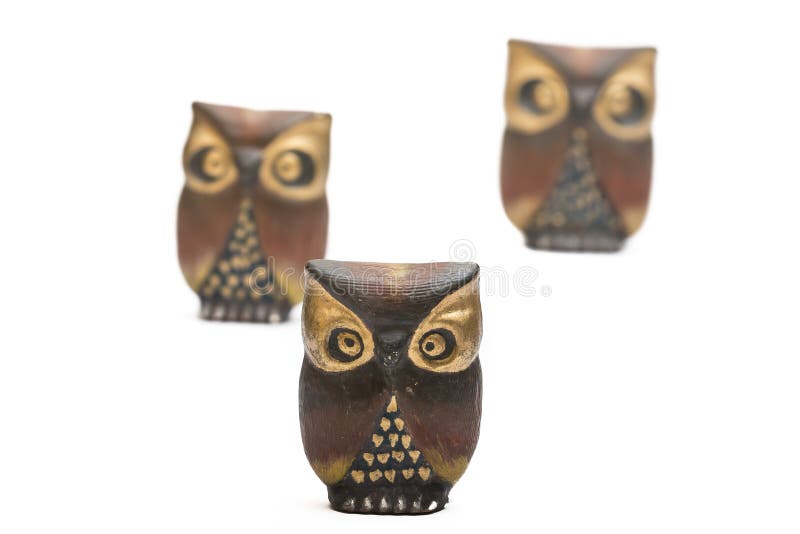 Owls collection stock photo. Image of animal, handmade - 68347710