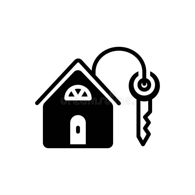 Black Solid Icon for Own, Personal and Mine Stock Vector - Illustration ...