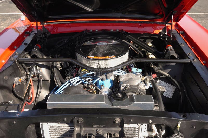 Ford Mustang High-Performance 302 V-8 Editorial Photo - Image of ...