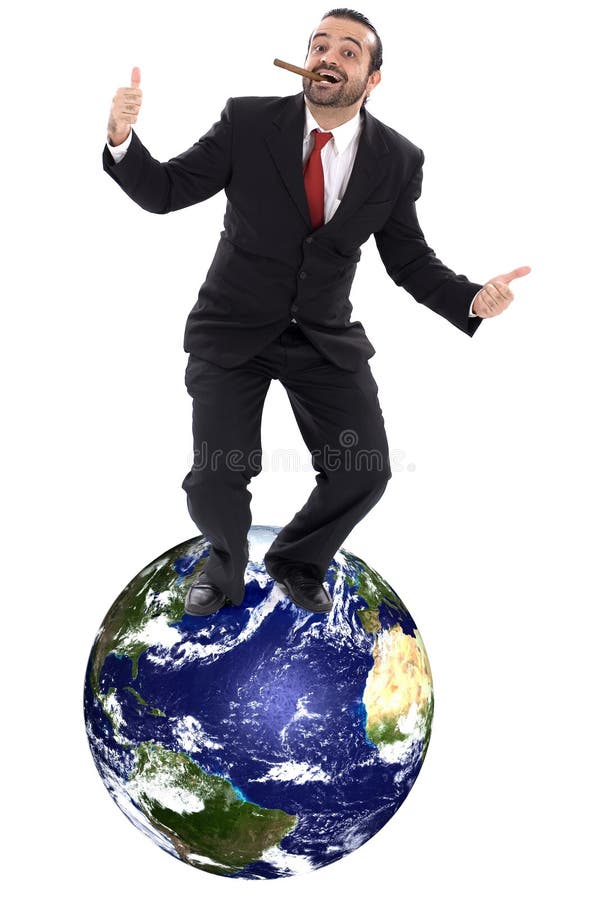Owner of the world stock image. Image of modern, jumping - 7569637