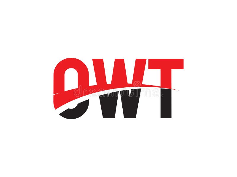 OWT Letter Initial Logo Design Vector Illustration Stock Vector ...