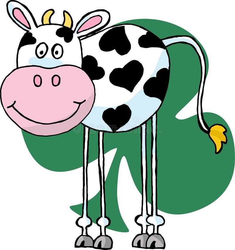 Ox stock vector. Illustration of clover, heart, dairy - 11165939