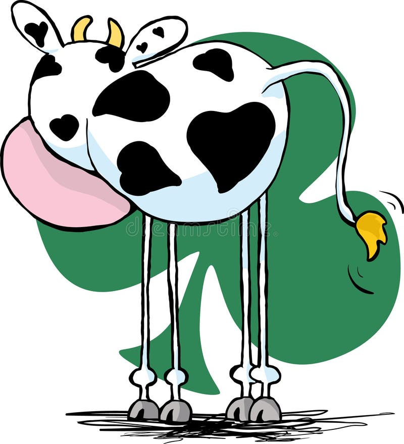 Ox from back stock vector. Illustration of patrick, cartoon - 11165923