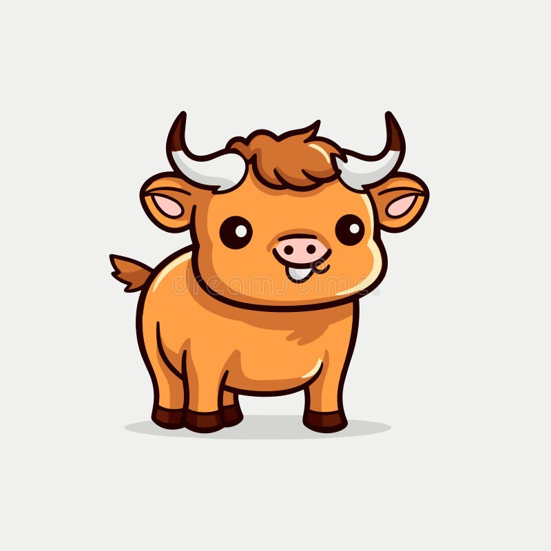 Ox Hand-drawn Illustration. Ox. Vector Doodle Style Cartoon ...