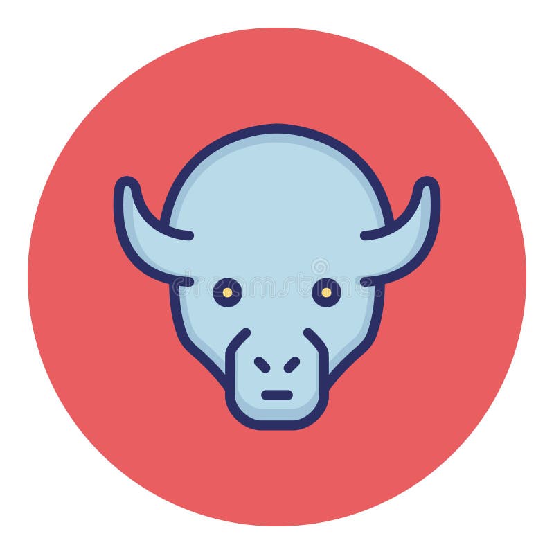 Ox Isolated Vector Icon Which Can Be Easily Modified or Edited As You ...