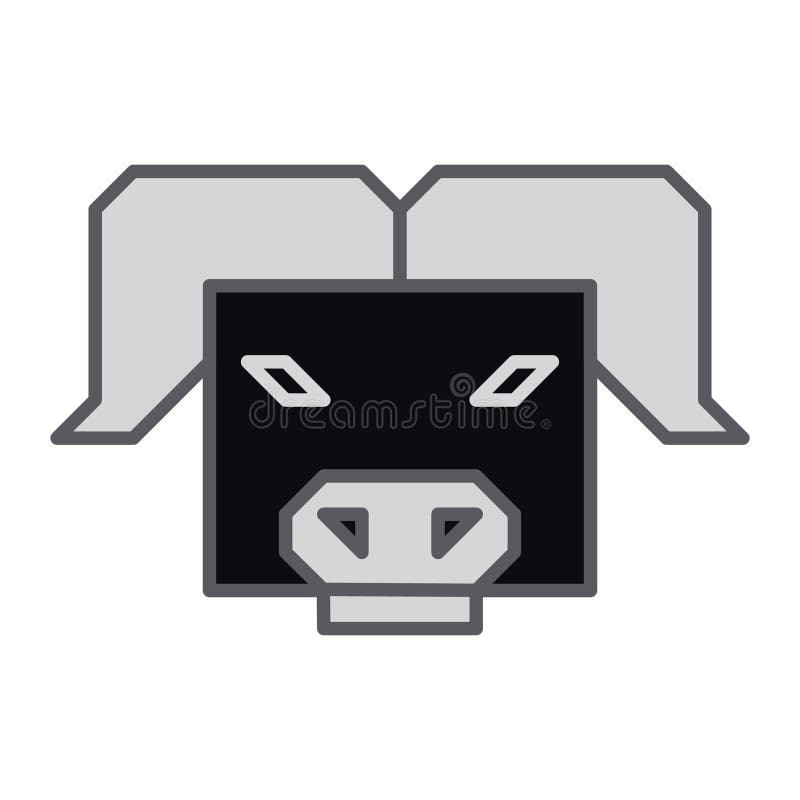 Ox. Vector Illustration Decorative Design Stock Vector - Illustration ...