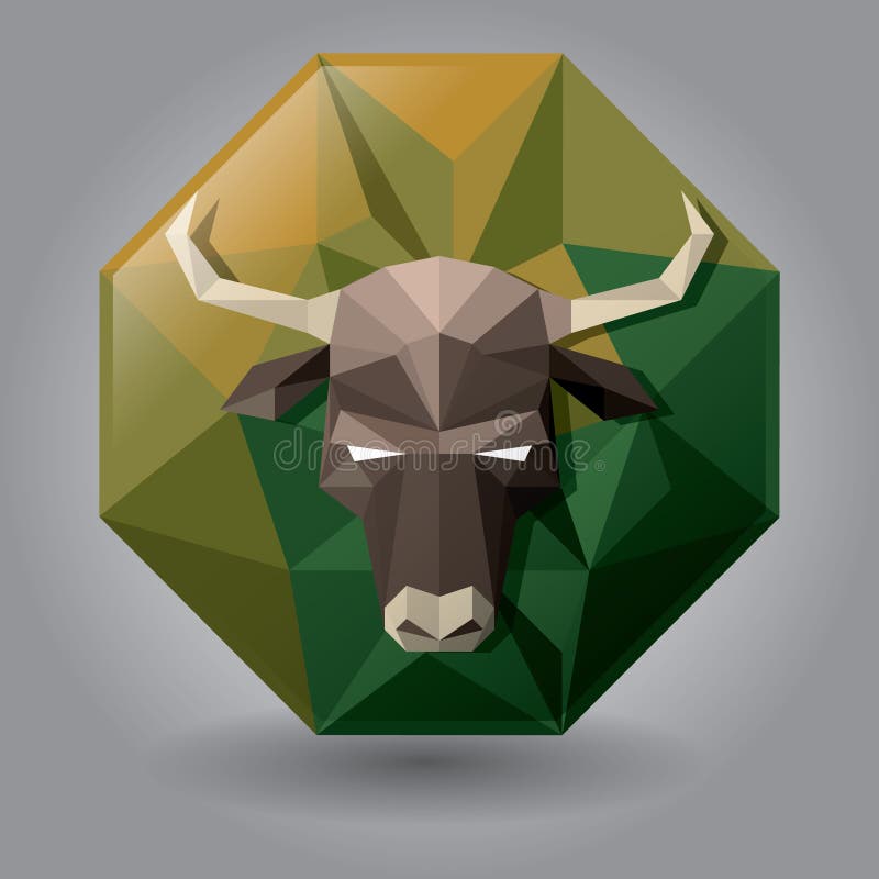 Ox. Vector Illustration Decorative Design Stock Vector - Illustration ...