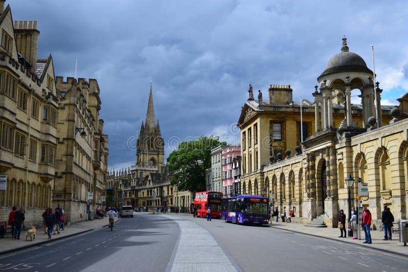 Oxford City editorial photography. Image of england, elite - 58221277