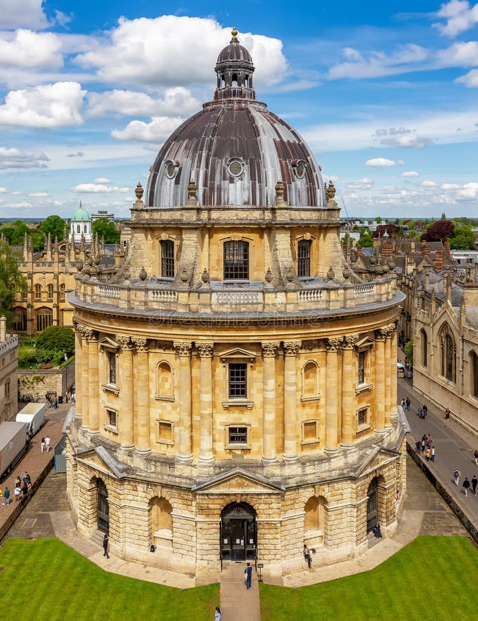 Oxford Cityscape with Radcliffe Camera, UK Stock Photo - Image of ...