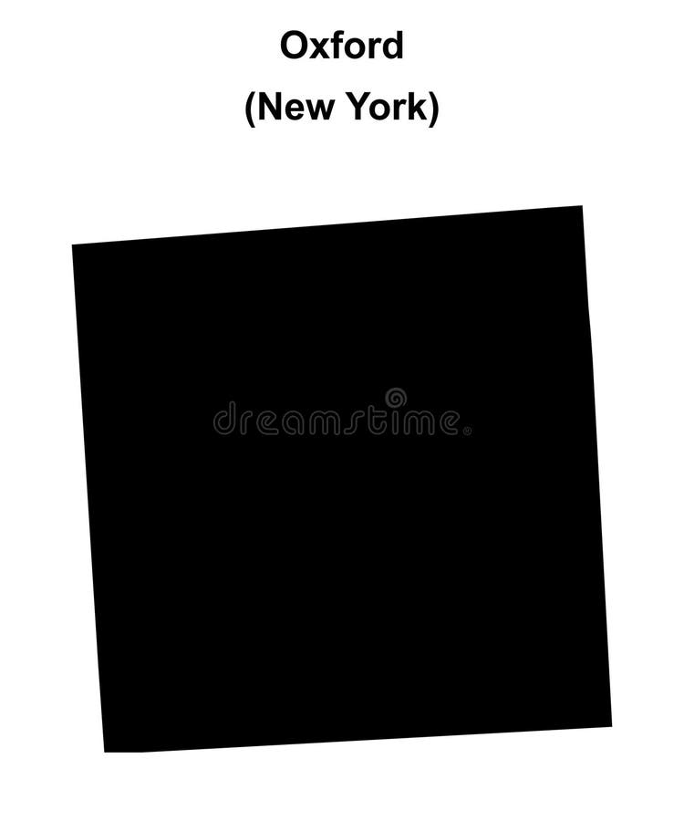 Oxford outline map stock vector. Illustration of template - 387620787