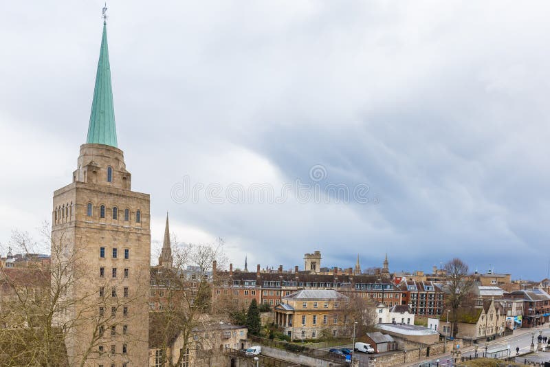 Oxford in spring morning stock image. Image of march - 69431271